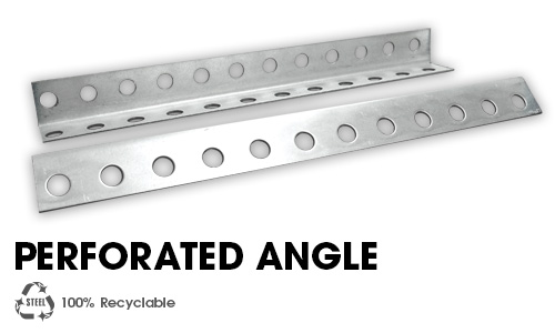 Perforated Angle I GarageWorks Steel